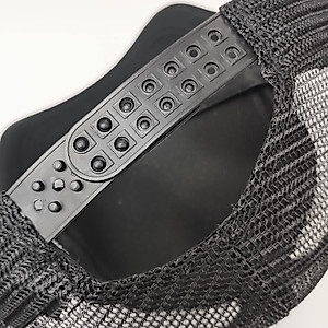 OAKFARM 12 Pack Sublimation Hats for Men Blank Trucker Hats Bulk SnapBack Mesh Women Baseball Caps DIY Custom Pure Black