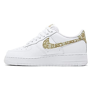 Nike Womens WMNS Air Force 1 '07 ESS DJ9942 101 Barley Paisley - Size 11W