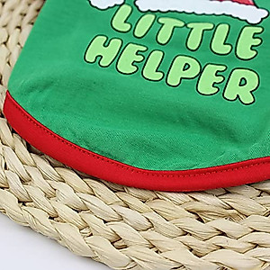prettDliJUN Dog Christmas Printed T-Shirt, Two Legs Style Xmas Printed Small Pet Costume for 4 Seasons,XL