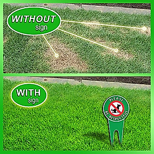 Signs Authority No Pooping Dog Signs for Yard | 6"x12" dibond Aluminum No Dog Poop Signs For Yard | Please Be Respectful - Dog Poop Signs For Yard | Pick Up Your Dog Poop Signs - Metal Outdoor Sign