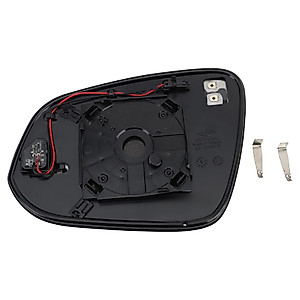 TRQ Exterior Mirror Glass Heated Blind Spot RH Side for Toyota Rav4 Tacoma