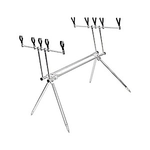 Velaurs Fishing Rod Stand Holder, Fishing Accessory Aluminium Alloy Material for Outdoor for Fishing
