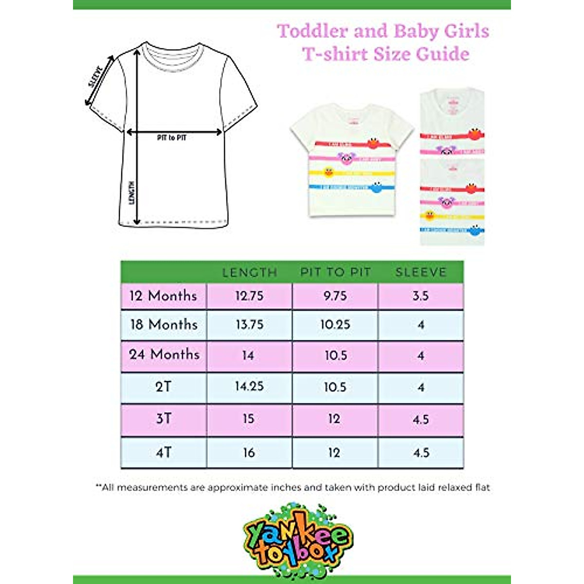 Isaac Mizrahi Loves Sesame Street Elmo Toddler Baby Short Sleeve T-Shirt Tee (2T, White)