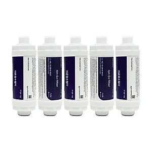 5pc Filtertech Korea Premium Bidet Ion Resin Filter Replacement for BRONDELL Swash Bidet Toilet Seats SWF44 Srew Type