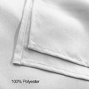 TANIASH 6 Pack White Tablecloths for Tectangle Tables 60 x 84 Inch,Wrinkle Resistant Polyester Table Cloth for 4 Foot Table,Great for Wedding Banquet Restaurant/Parties/Baby Shower