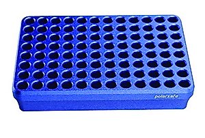 Argos Technologies CB96 Polarsafe Aluminum Cooling Block 96-Well for 0.2 mL Tubes, Strips or 96-Well Plates, Blue