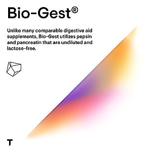 Thorne Bio-Gest - Blend of Digestive Enzymes to Aid Digestion - Gut Health Support with Pepsin, Ox Bile & Pancreatin - 180 Capsules - 90 Servings