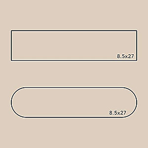 VHC Brands Farmhouse Flooring Miller Farm Charcoal Cow Jute Latex Backing Stenciled Nature Print Rectangle Stair Tread, Bleached White