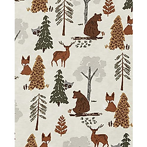 The Children's Place child Family Matching Christmas Holiday Pajamas Sets, Snug Fit 100% Cotton, Big Kid, Toddler, Woodland Kids - PJ set 8