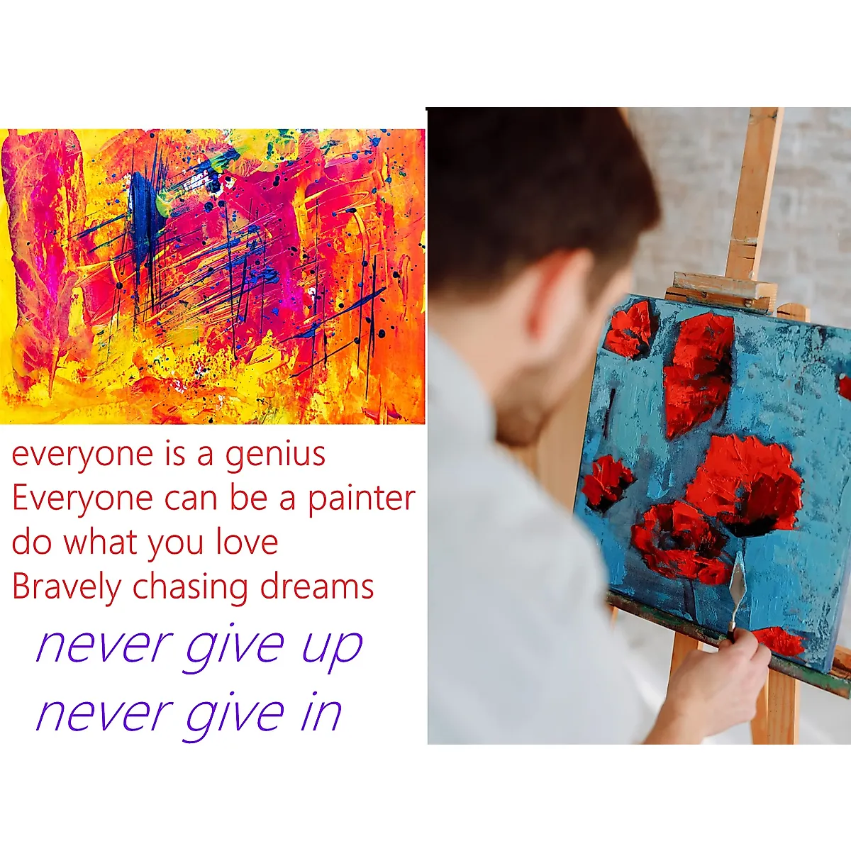 5 PCS Painting Knives Stainless Steel Spatula Palette Knife Oil Painting Accessories Color Mixing Set for Oil, Canvas, Acrylic Painting