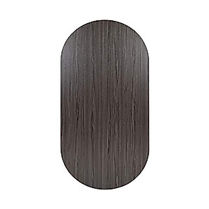 Flash Furniture Jones 6 Foot (72 inch) Oval Conference Table in Rustic Gray