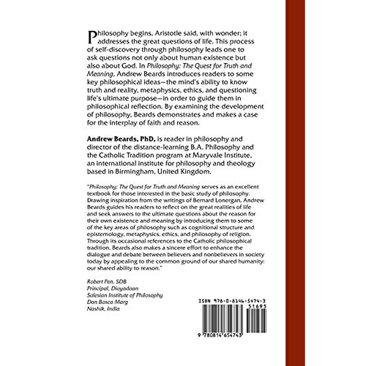 Philosophy: The Quest for Truth and Meaning