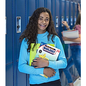Carson Dellosa The 100 Series: Biology Workbook—Grades 6-12 Science, Matter, Atoms, Cells, Genetics, Elements, Bonds, Classroom or Homeschool Curriculum (128 pgs)