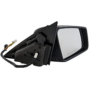 Kool Vue Passenger Side Power Heated Mirror for Mercedes Benz C250 C300 C350 C63 AMG 2012-2014 Power Fold With Signal Light, Blind Spot Light, Memory & Puddle Lamp Paintable Sedan