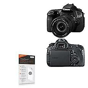 BoxWave Screen Protector Compatible With Canon EOS 60D - ClearTouch Anti-Glare (2-Pack), Anti-Fingerprint Matte Film Skin for Canon EOS 60D, Canon EOS 60D | EOS Rebel T3i