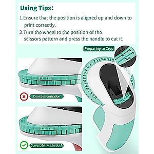 LabelCreate Embossing Label Maker Machine with Tapes, 3D Embosser Protable Handheld Label Machine, E975 Embosser Label Maker with 6 Rolls Embossing Label Tapes -Green
