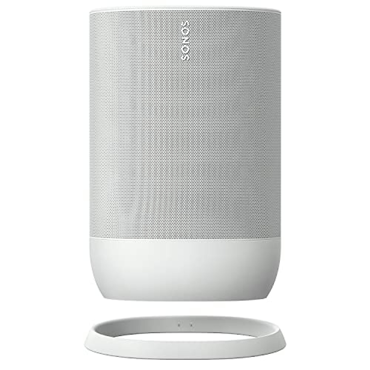 Sonos Move - Battery-Powered Smart Speaker, Wi-Fi and Bluetooth with Alexa Built-in - Lunar White
