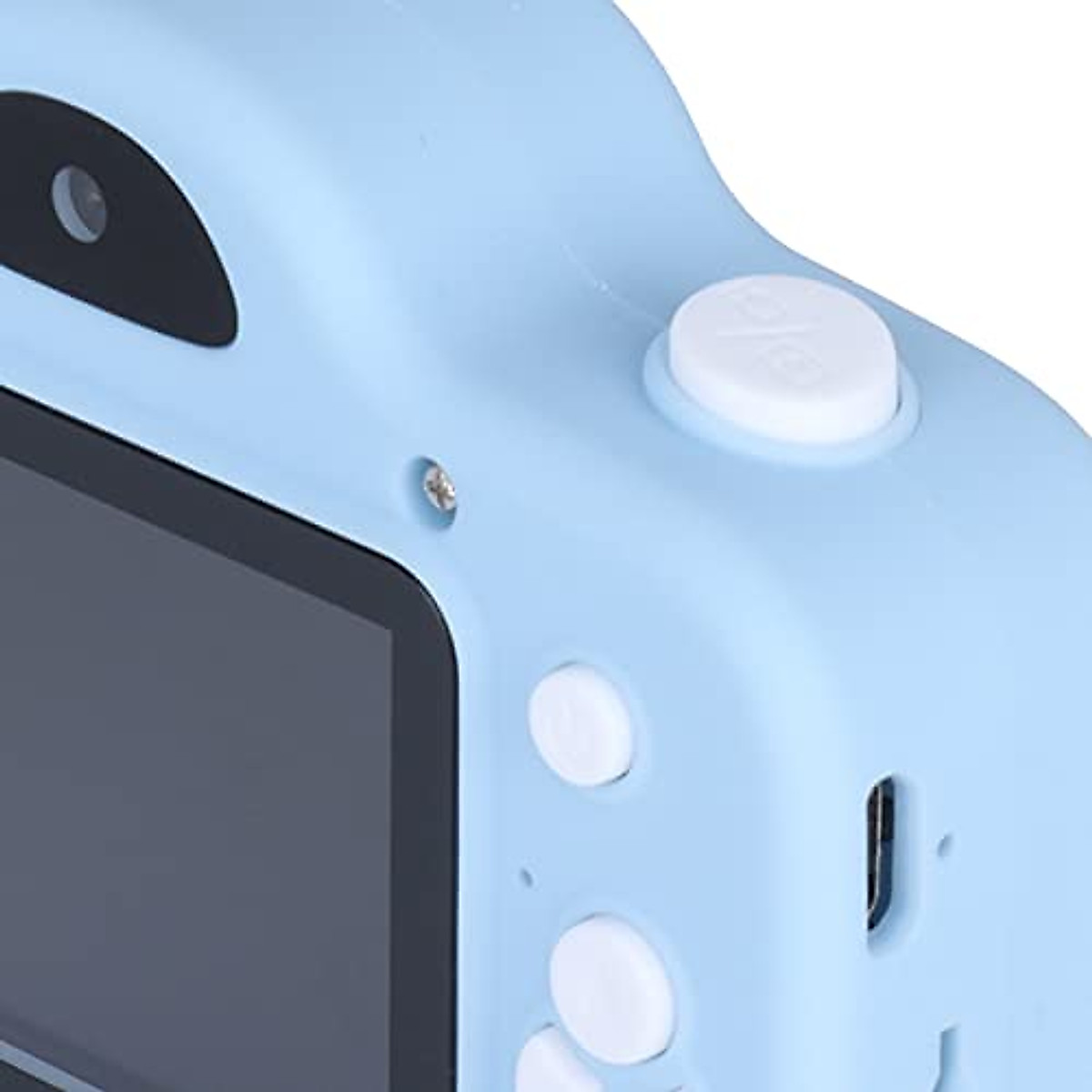 EBTOOLS Camera for Kids, 2.0 Inch IPS Screen 1080P Mini Toy Camera with 2000W Front and Rear Dual Cameras, Built in Games and Photo Stickers, Support 32GB Memory Card(Blue)