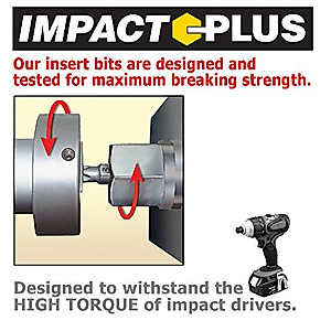IVY Classic 44262 2-Inch #2 Phillips x #6-8 Slotted Double-End Bit, Impact Plus, 1/Pack