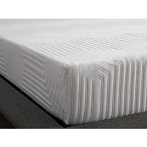 Sleepy's by Mattress Firm | Memory Foam Snug Mattress | Full Size | 8" Medium Comfort | Pressure Relief | Moisture Wicking Breathable | Adjustable Base Friendly