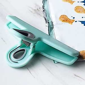 Chip Bag Clips for Food, 4 Large Heavy Duty Bag Chips Set for Kitchen Storage, 5.3 Inches Wide