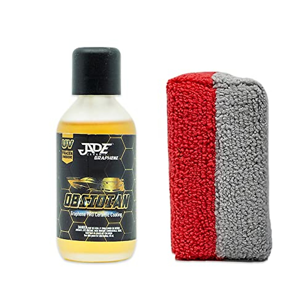 Detail King Jade Obsidian - Graphene PRO 60cc W/Applicator - Ceramic Coating Kit - Hydrophobic - Paint Protection