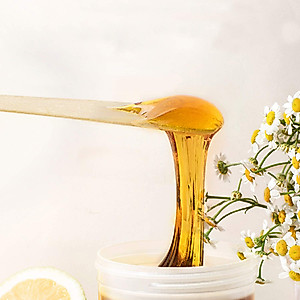 Hedume 2000 Pieces Wax Sticks, Wood Spatulas Applicator Craft Sticks, Small Wax Spatulas Hair Removal Eyebrow and Body