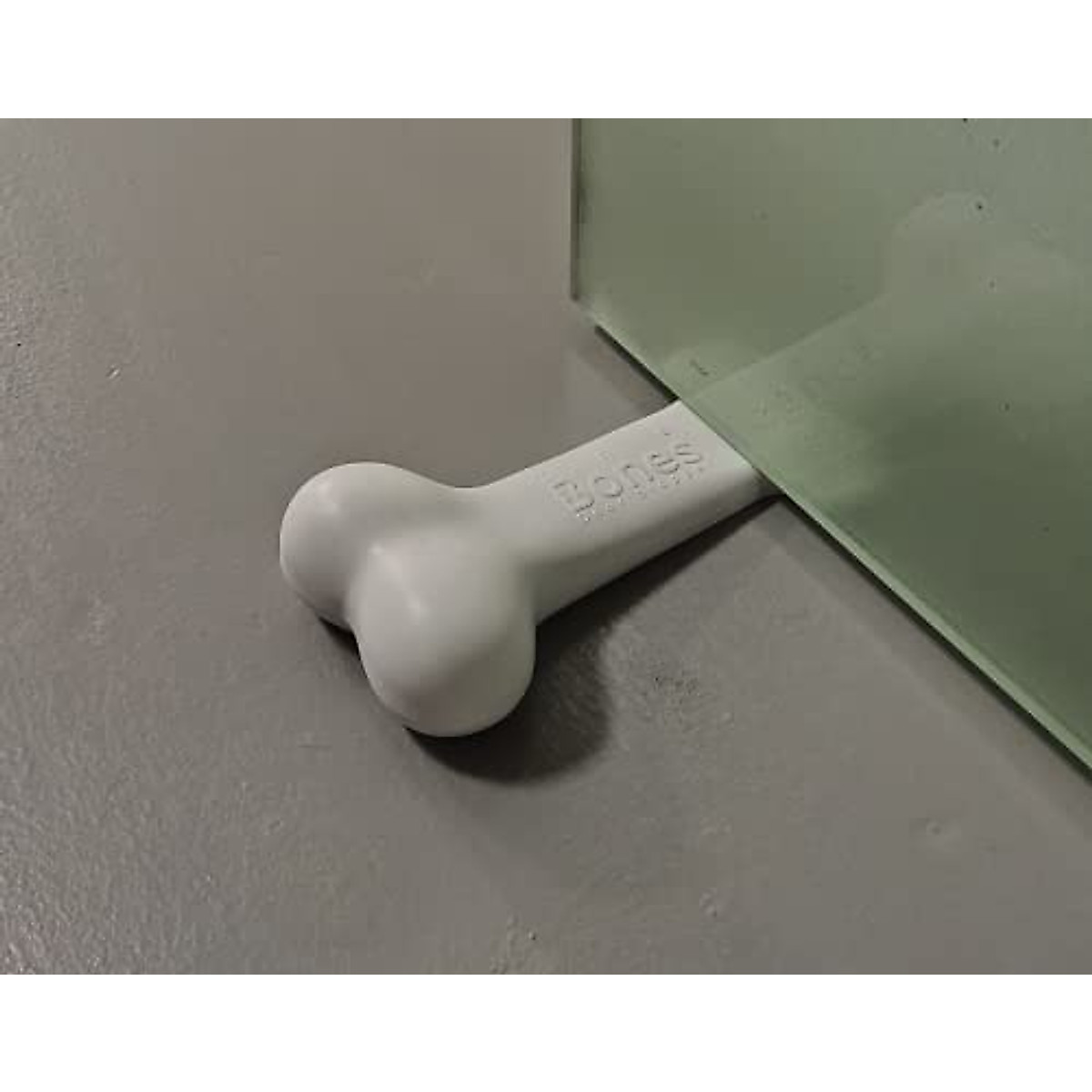 KAKULE 2Pack Rubber Door Stoppers Bone Door Stoppers Security for Heavy Doors Gift for Festival