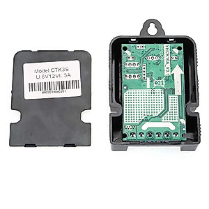 Nikou Solar Charge Controller, 6V/12V 3A Solar Controller PWM, Solar Panel Controllers with LED Indicating, Intelligent Renewable Energy Regulator
