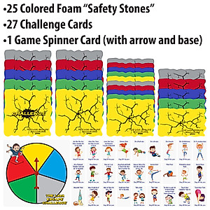 Funwares The Lava Escape Challenge Games for Kids, Indoor and Outdoor Active and Educational Play for Kids Ages 4-8