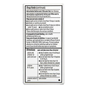 Rite Aid Regular Strength Pain Relief Acetaminophen, 325mg - 100 Tablets | Pain Reliever and Fever Reducer | Joint Pain Relief | Muscle Pain Relief | Arthritis Pain Relief | Back Pain Relief Products