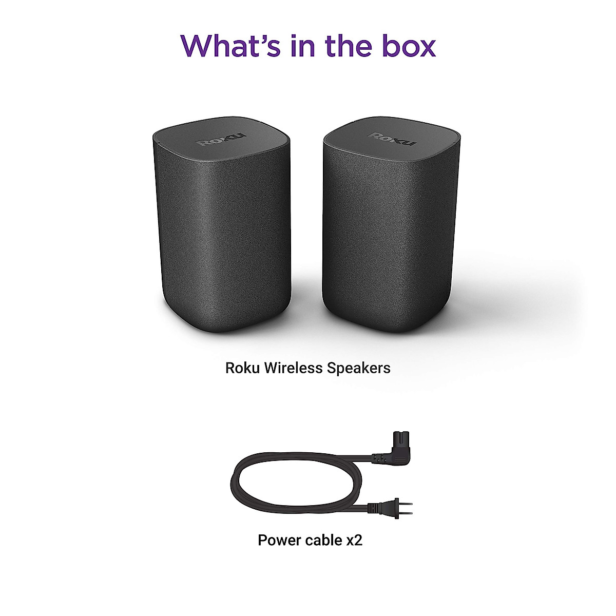 Roku Wireless Speakers (for Roku Smart Audio or Roku TV) (Renewed)
