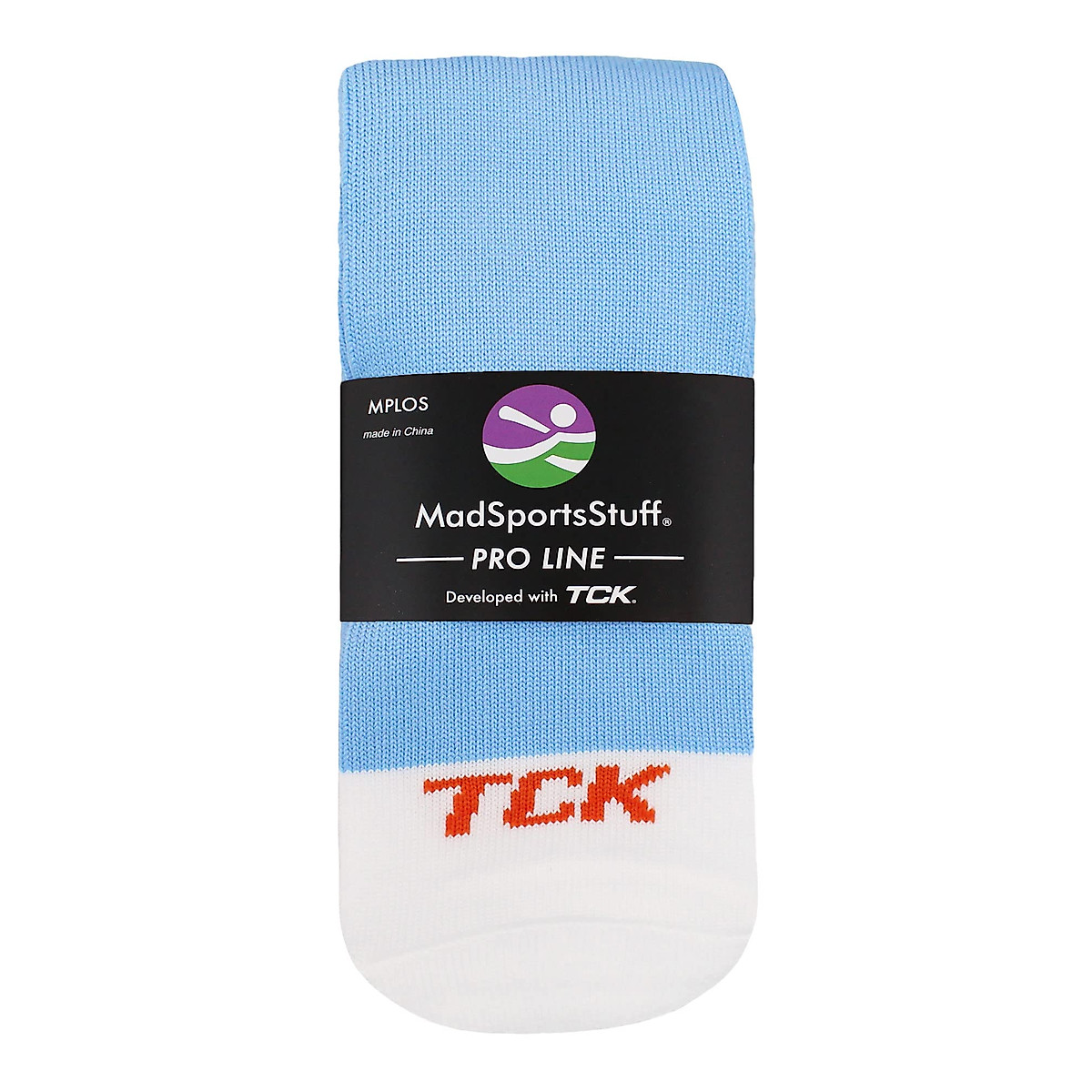 MadSportsStuff Pro Line Over the Calf Baseball Socks (Columbia Blue, Small)