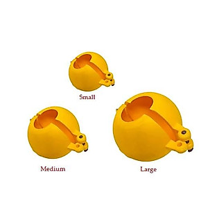 Garden Of Arts Ladoo Maker Mold Plastic Set of 3 in Three Sizes 1,2 and 3 No. Ladu Maker Mould Sancha for Ganpati Diwali Janmashtmi and Other Festival for Indian Mithai