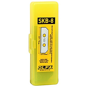 OLFA 1077173 SKB-8/10B Replacement Blades for SK-8 Knife, 10-Pack