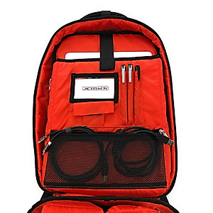JetPack Snap Backpack for Non DVS, Club DJ Gig Set up, This Bag Protect Carry Mac, Laptop, Stand, Headphone, USB Mobile Devices, Cables, Microphone. Travel Friendly, Ultra Slim Design