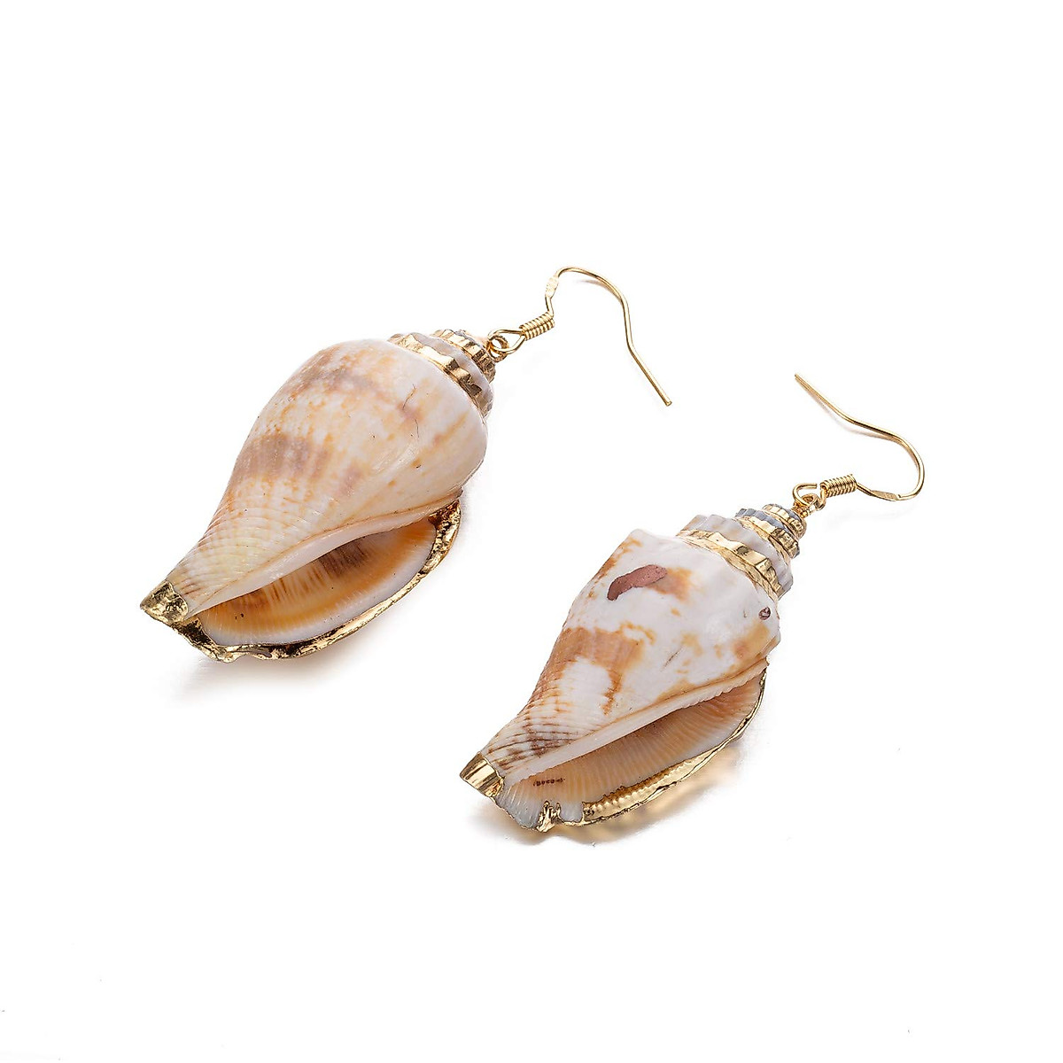lureme Beach Jewelry Casual Seashell Conch Drop Dangle Earrings for Women(er006199-2) Color B