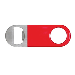 Thirsty Rhino Short Rubber Coated Suma Bottle Opener (Red) (Set of 2)