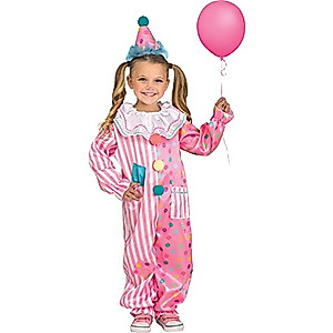 Toddler Cotton Candy Clown Costume