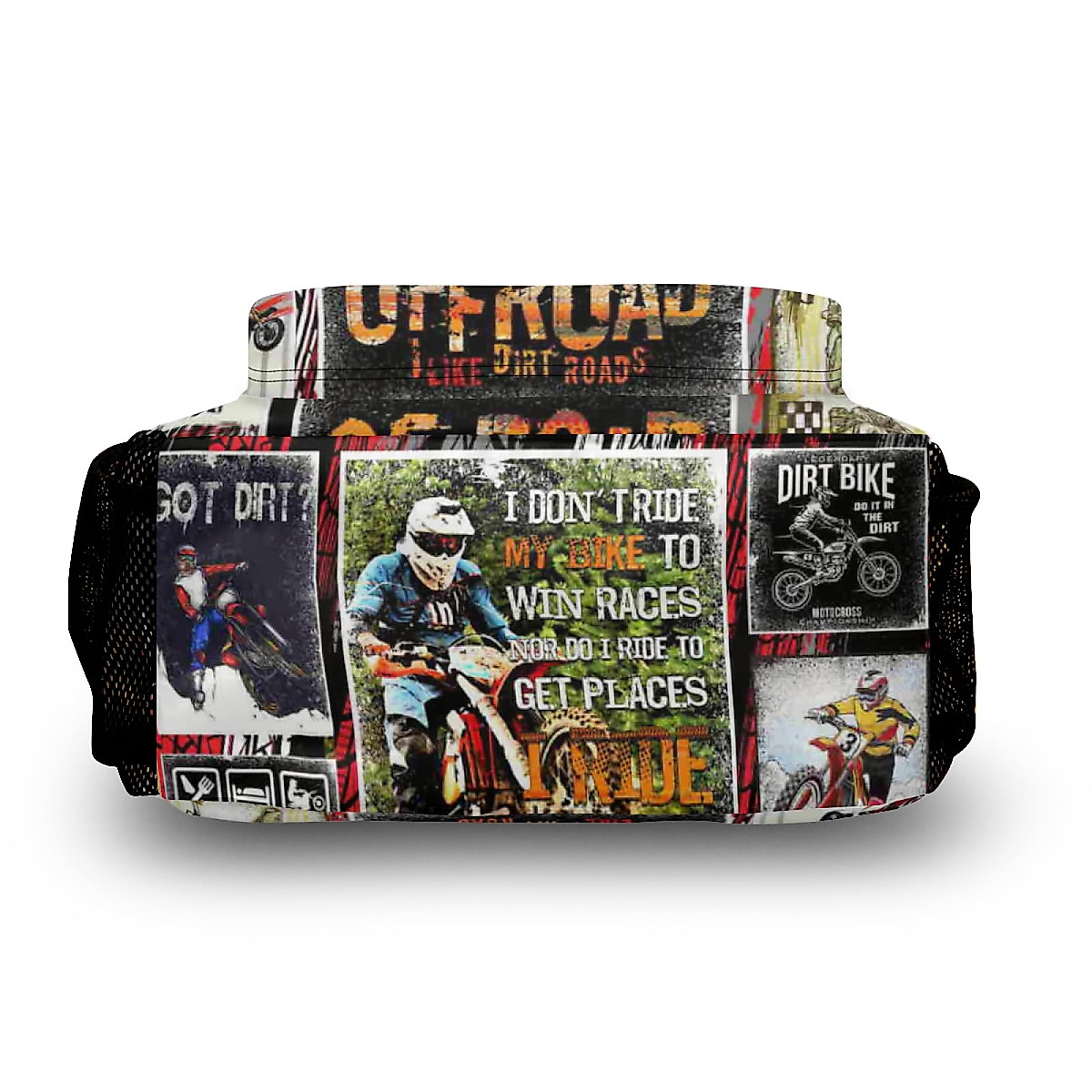 Nerxy Motorcycle Backpack Dirt Bike for Kids Boys Girls Back to School Bike Gift Bag Motocross Bookbag