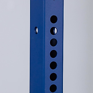 Titan Fitness T-3 Series Blue Tall Power Rack, 36in Depth, Weight Plate Holders, 1,100 LB Capacity Cage for Weightlifting and Strength Training