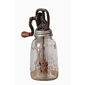 Your Heart's Delight Rounded Butter Churn-Decorative Use Only, Multi