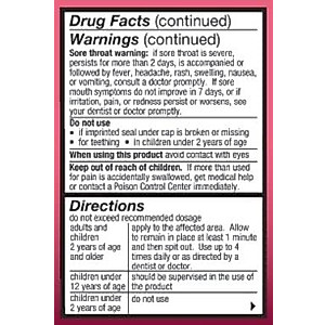 HurriCaine Topical Anesthetic Gel Watermelon - 1 oz.