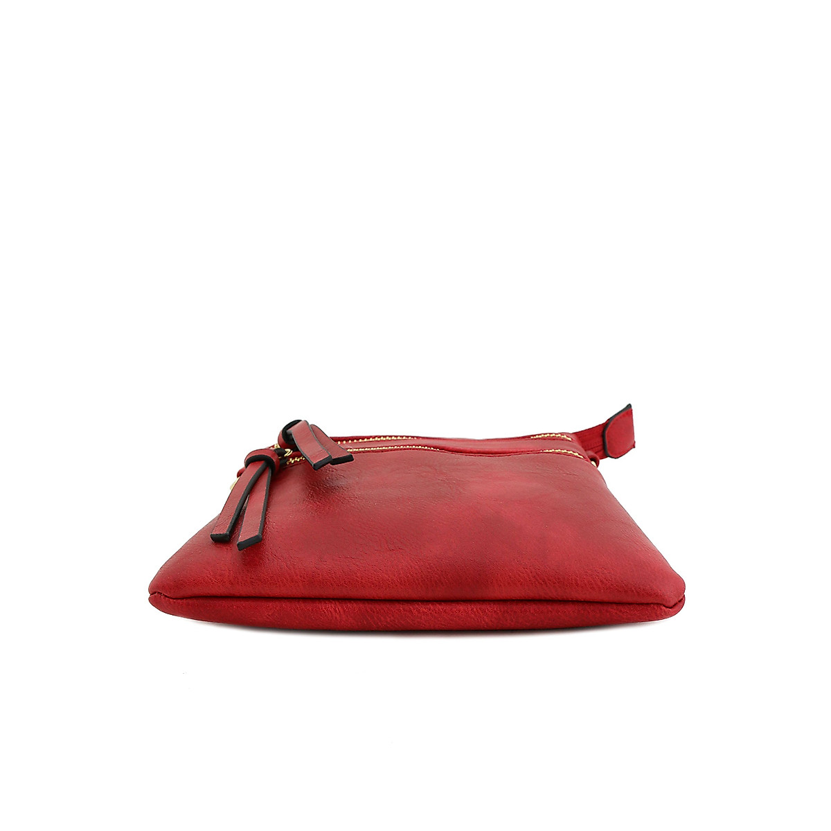 Functional Multi Pocket Crossbody Bag (Red)