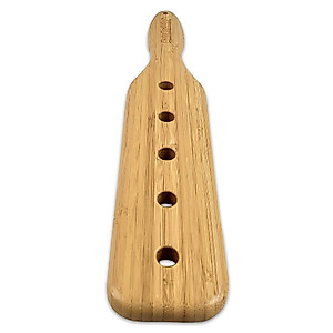 Bamboo Paddle - 1/2" Thick Wooden Rug Paddle with Airflow Holes, Light Weight and Super Durable Beautiful Smooth Finish & Chamfered Holes