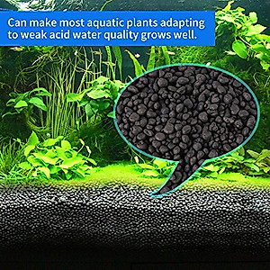 eecoo Aquarium Fish Tank Mud,Water Grass Mud Aquarium Fish Tank Bottom Water Grass Seeds Plant Sand Mud,1000g Bag