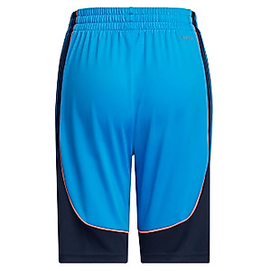 adidas Boys' AEROREADY Elastic Waistband Basketball Creator Short, Blue Rush, X-Large (18/20)