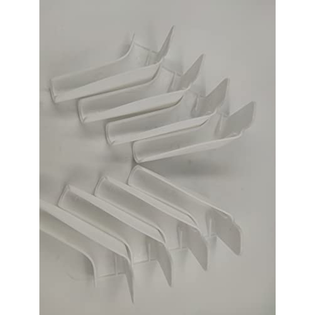 BBMTA Replacement RV Trailer Camper Hardware Extended Rain Gutter 655-FLEX-PW-A RV Trailer Camper Hardware Extended Rain Gutter Spout Spout 4 Left and 4 Right Side