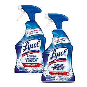 Lysol Power Bathroom Cleaner Trigger, 22 Ounces (Pack of 2)