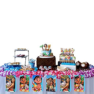 OU GUAN Moana Party Gift Bags Candy Bags Moana Party Supplies Moana Birthday Party Decoration (Pack of 12)